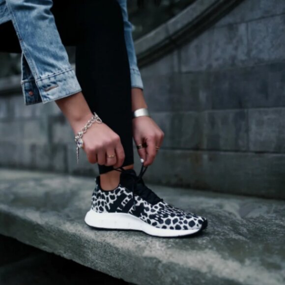 adidas | Shoes | Adidas Swift Run Leopard Print Sneaker Shoe | Poshmark